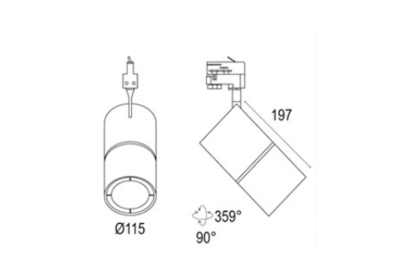 Emerald Track light | Eurolite | Lighting Stores Toronto